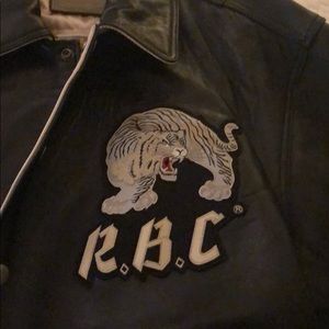 Jackets & Coats | Leather Xxl Rbc Varsity Jacket Like New | Poshmark